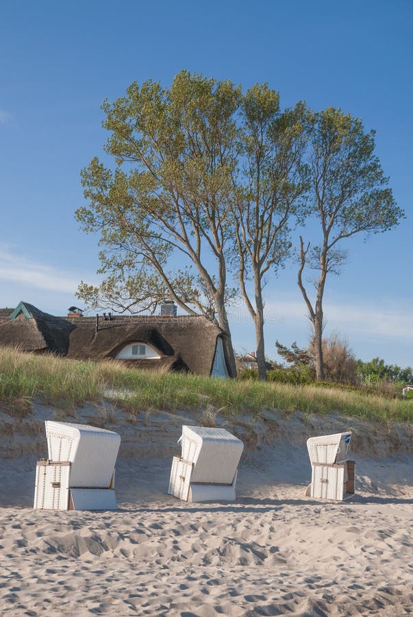 Ahrenshoop, Ostsee, Deutschland Stockfoto - Bild von tourismus, reise ...