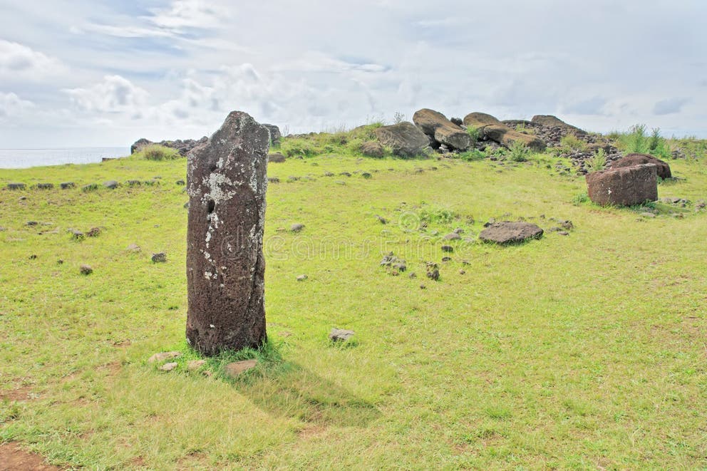 Ahu Vinapu Archaeological Site on Rapa Nui (Easter Island) in Polynesia ...