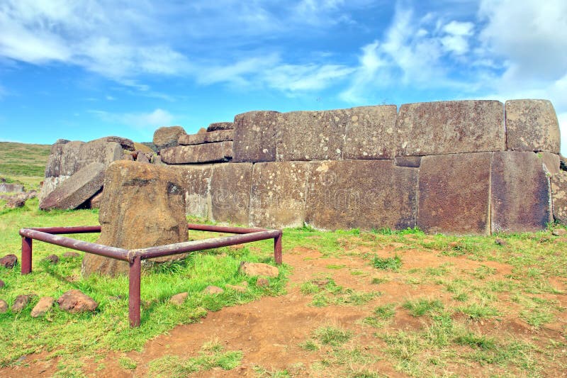 Ahu Vinapu Archaeological Site on Rapa Nui (Easter Island) in Polynesia ...