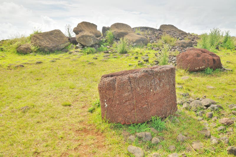 Ahu Vinapu Archaeological Site on Rapa Nui (Easter Island) in Polynesia ...