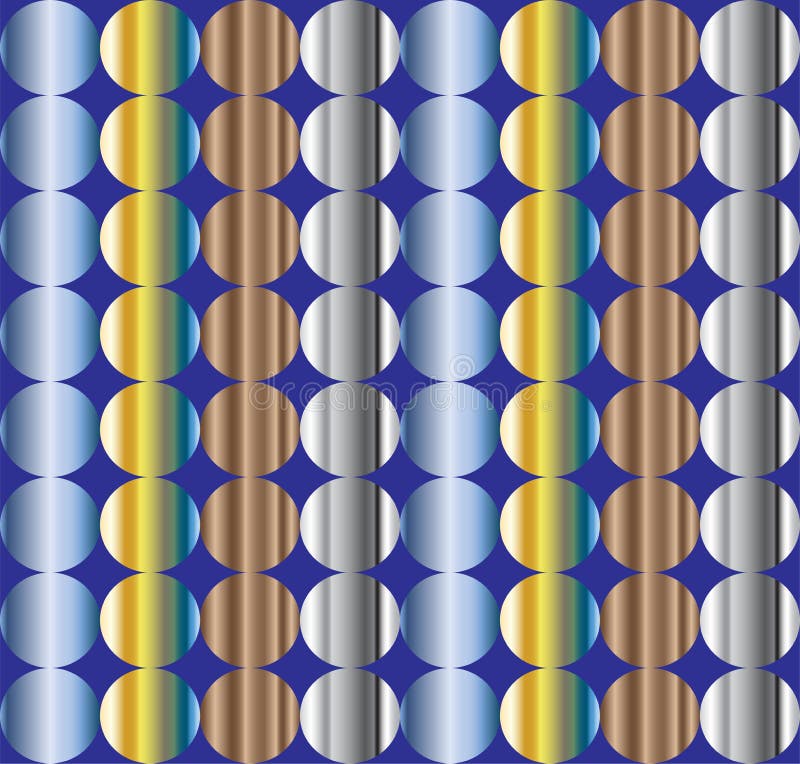 Multi Color Circles Gradient Design Stock Illustration - Illustration ...