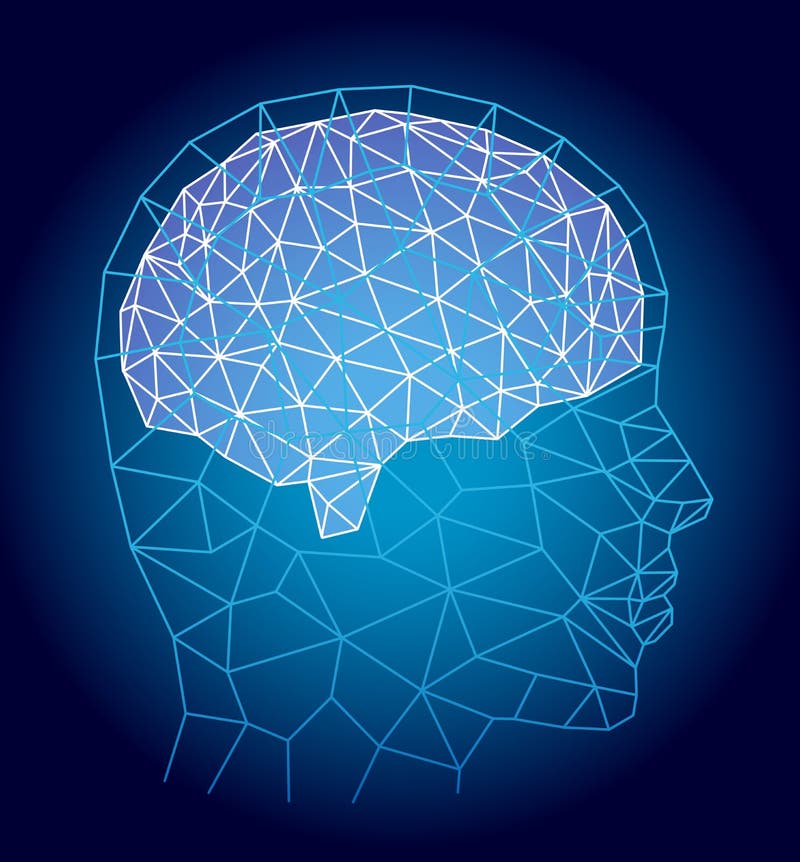 Artificial Intelligence Concept Vector Illustration Isolated on a White ...