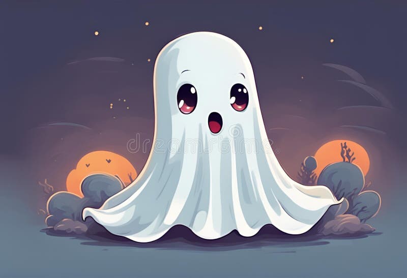 Tiny Ghosts in White Sheets and Blankets for Halloween Spookiness ...