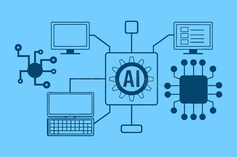 AI Agent and Robotic Process Automation with Data Analysis Concept ...