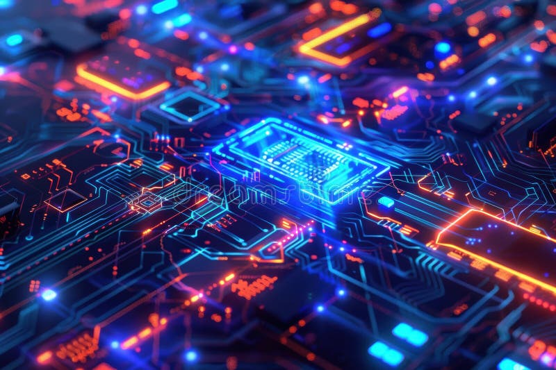AI Algorithm Abstract Background with Digital Patterns, Circuits, and ... AI Algorithm Abstract Background with Digital Patterns, Circuits, and ...