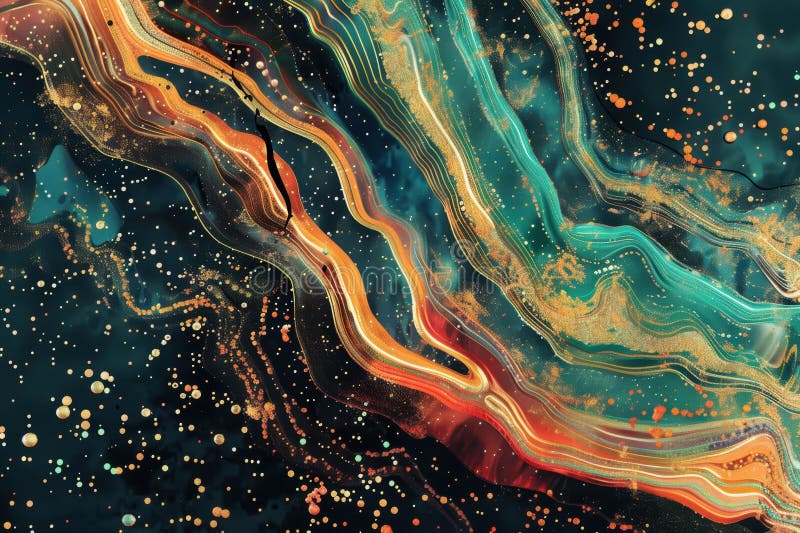 AI Algorithm Abstract Background with Digital Patterns, Circuits, and Codes. Stock Photo - Image ...