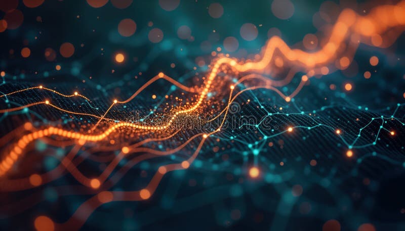 Ai Algorithm Shows Pattern Of Data Points Single Data Point Stands Out