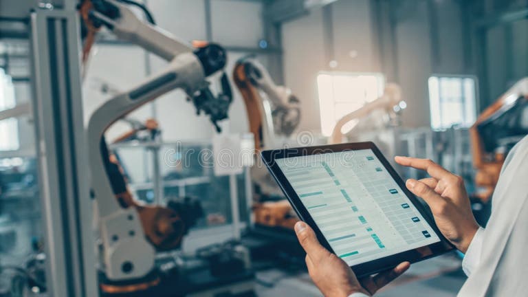 An AI Analytics Interface Featuring Predictive Maintenance Alerts ...