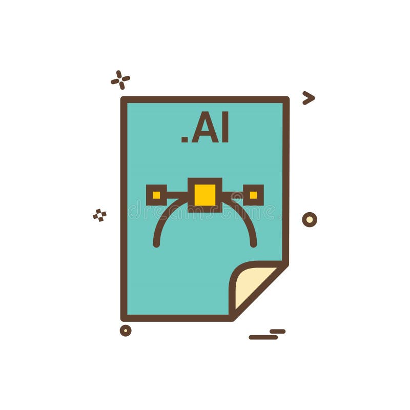 Ai Application Download File Files Format Icon Vector Design Stock ... Ai Application Download File Files Format Icon Vector Design Stock ...
