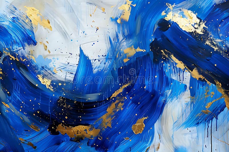 AI Art with Abstract Expressionism and Oil Painting Effects Stock ...