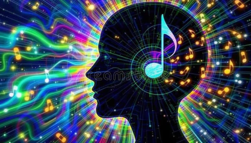 AI Art Brain Waves and Music Notes Linked To Memory in the Hippocampus ...