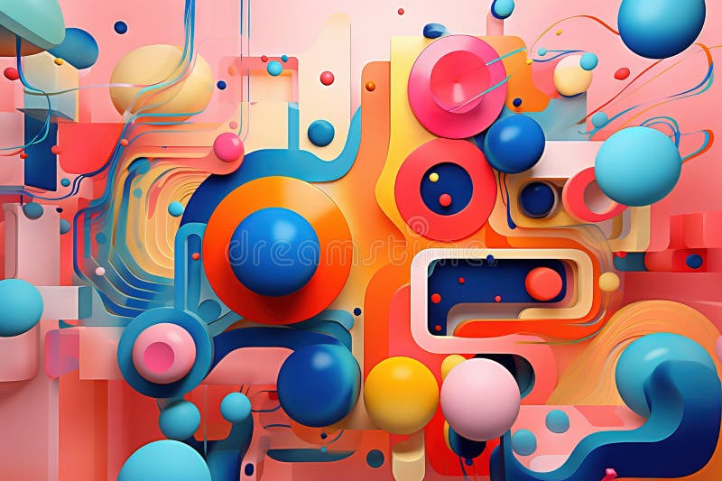 AI Art Magical World Abstract Creative Modern Generative AI Stock ...