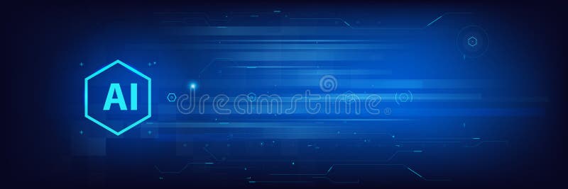 AI Artificial Intelligence Abstract Background 003 Stock Vector ...