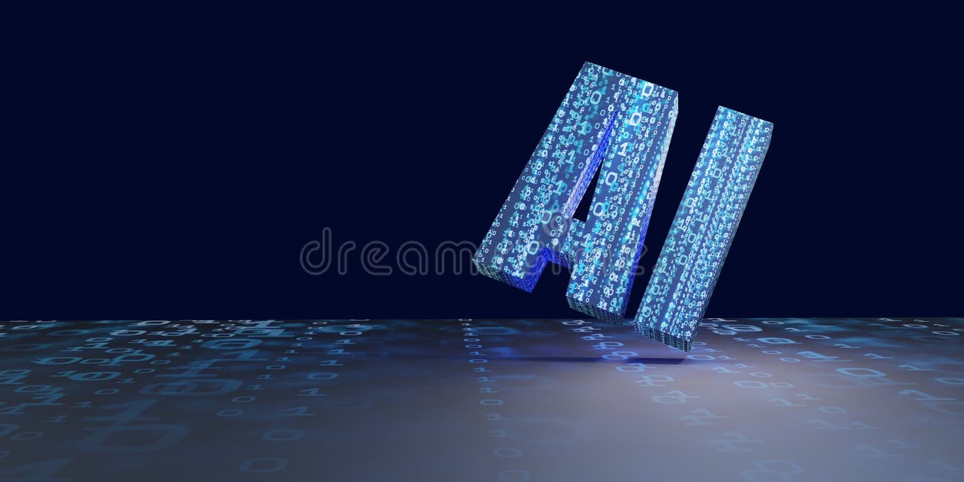 3d Artificial Intelligence Alphabet Stock Illustrations – 157 3d ...