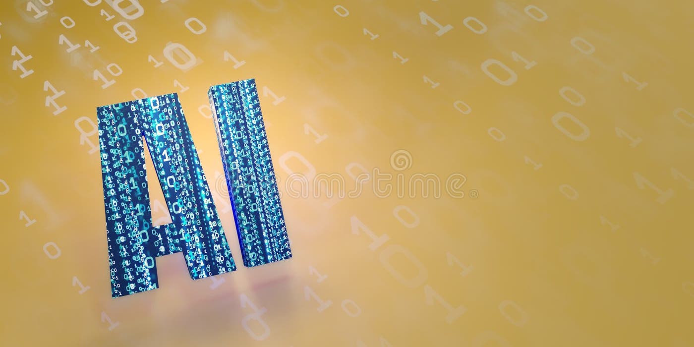 3d Artificial Intelligence Alphabet Stock Illustrations – 118 3d ...