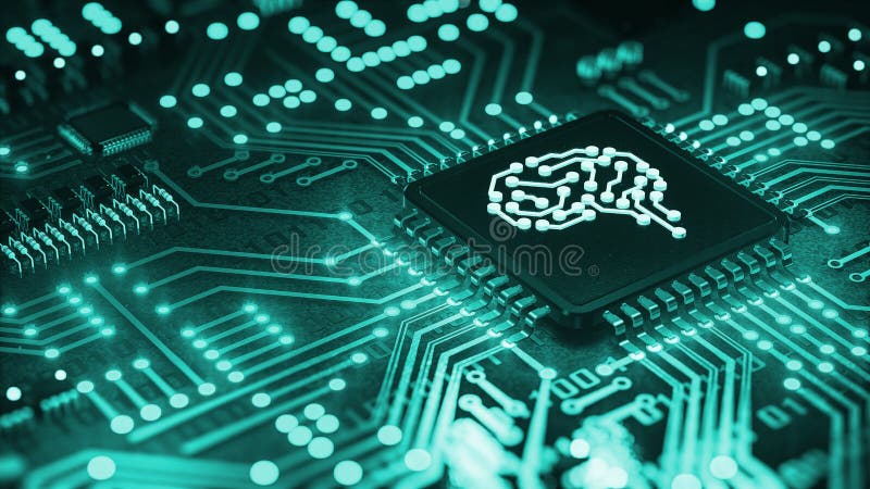 AI Artificial Intelligence Concept Central Computer Processors CPU ... AI Artificial Intelligence Concept Central Computer Processors CPU ...