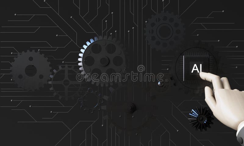 AI, Artificial Intelligence Concept,3d Rendering Stock Illustration ... AI, Artificial Intelligence Concept,3d Rendering Stock Illustration ...
