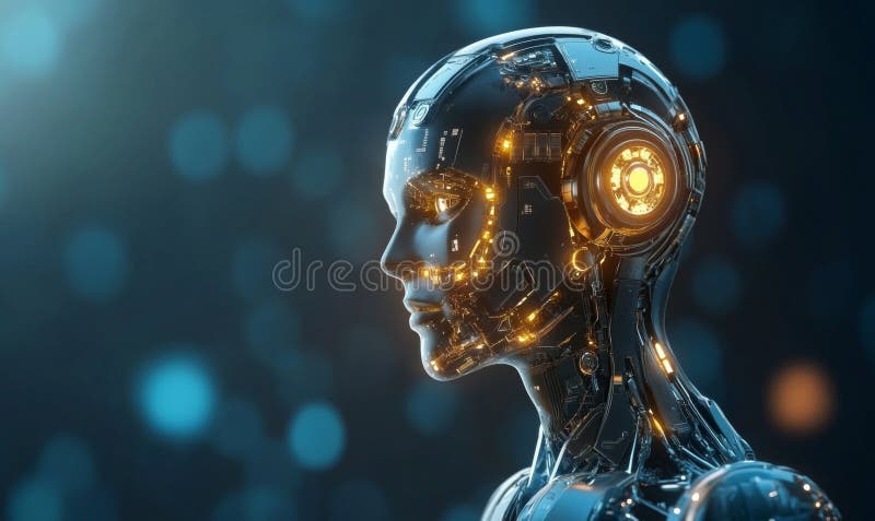 AI, Artificial Intelligence Concept,3d Rendering,conceptual Image Stock Illustration ...