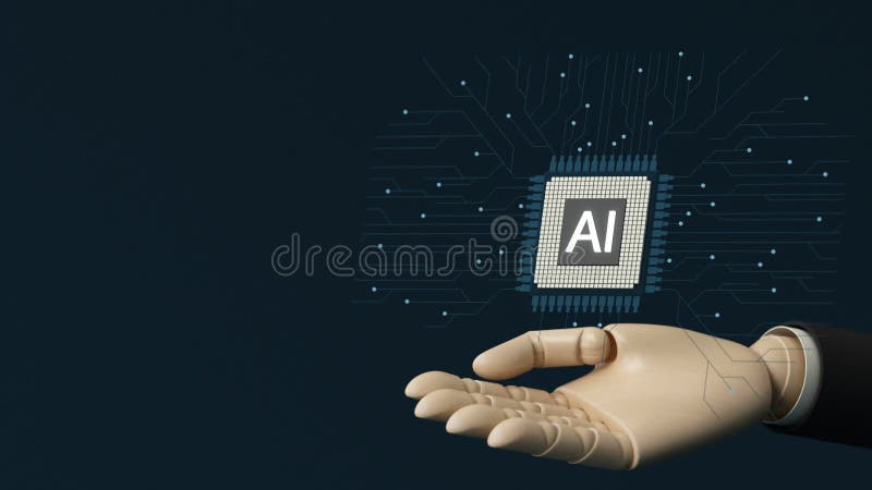 AI, Artificial Intelligence Concept,3d Rendering, Conceptual Image Stock Video - Video of ...