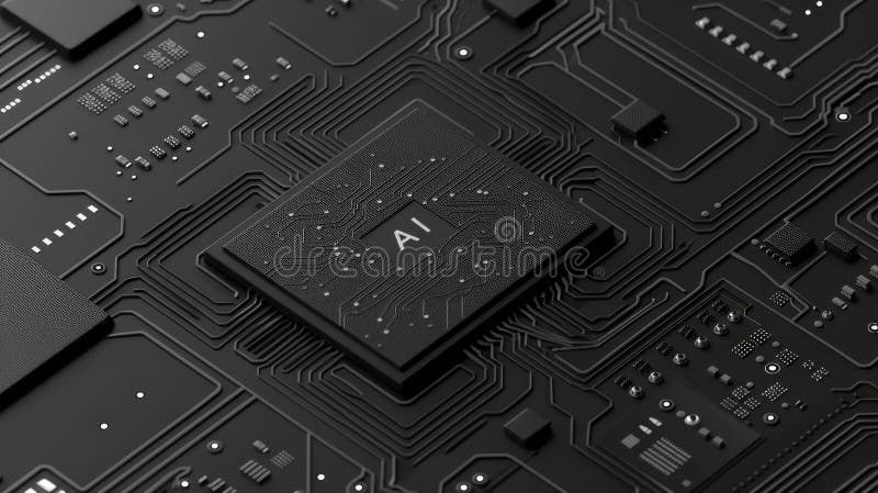 AI, Artificial Intelligence Concept, 3d Rendering, Conceptual Image ...