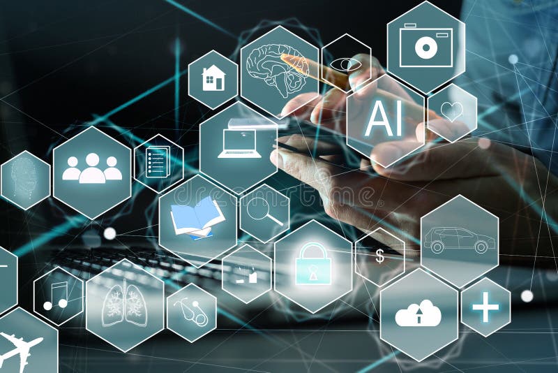 AI(Artificial Intelligence) Concept. Deep Learning. Stock Photo - Image ... AI(Artificial Intelligence) Concept. Deep Learning. Stock Photo - Image ...