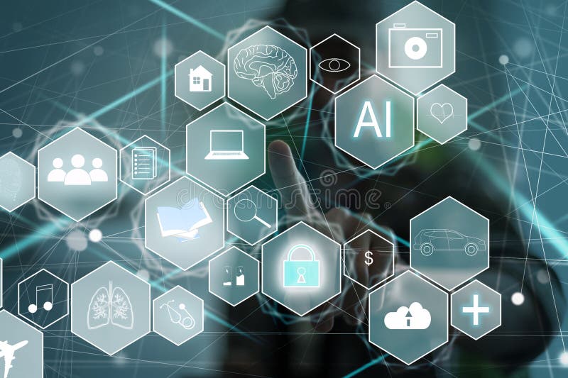 AI(Artificial Intelligence) Concept. Deep Learning. Stock Image - Image ... AI(Artificial Intelligence) Concept. Deep Learning. Stock Image - Image ...