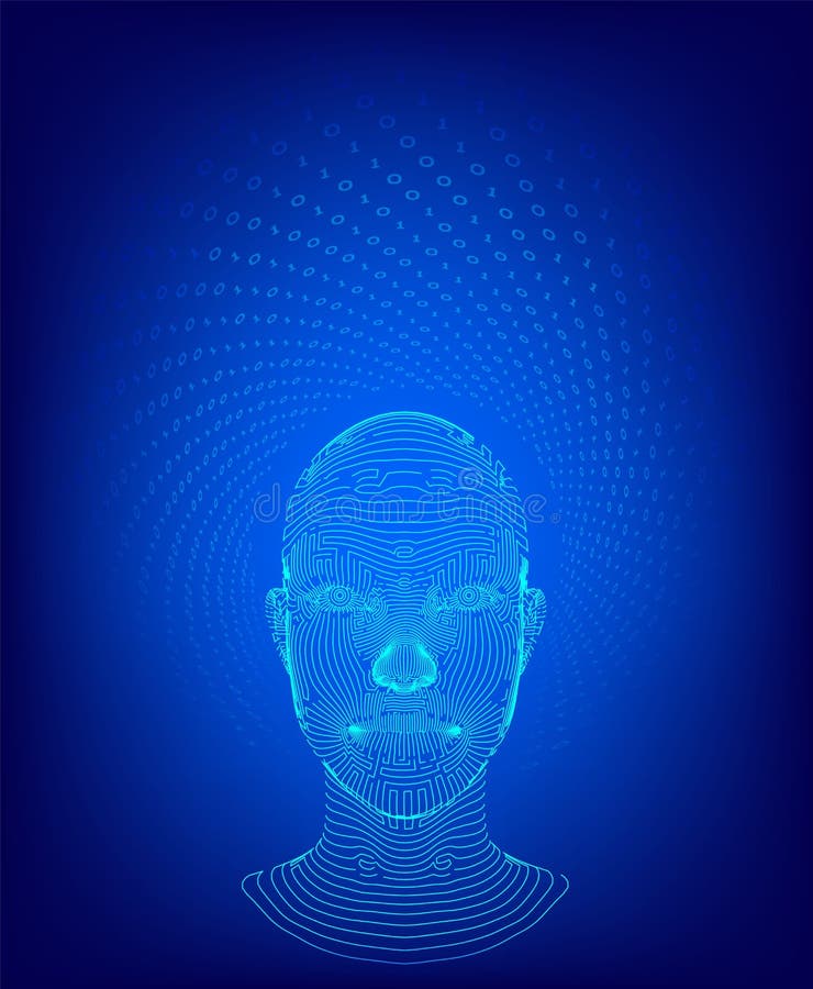 AI. Artificial Intelligence Concept. Ai Digital Brain. Abstract Digital ...