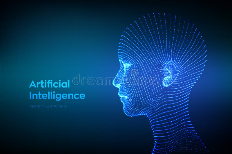 AI. Artificial Intelligence Concept. Ai Digital Brain. Abstract Digital ...
