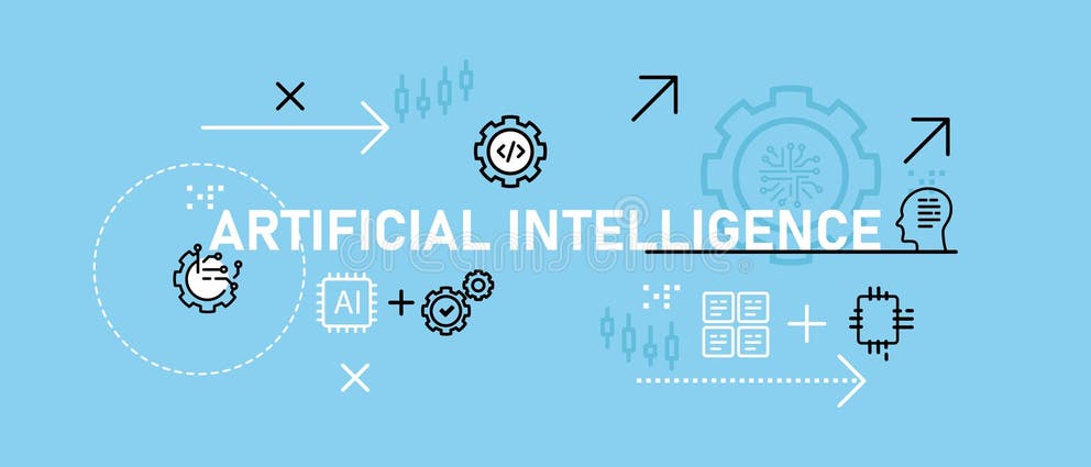 AI Artificial Intelligence Conceptual Computing Programming System Modern Futuristic Technology ...