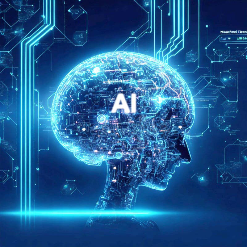 Ai Artificial Intelligence and Data Science, Technology, Brain Machine ...