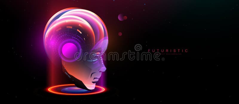 AI, Artificial Intelligence. Ai Digital Brain. Robotics Concept. Human ...