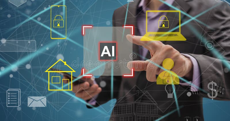 AI (Artificial Intelligence) and Electronics Concept. Stock ...