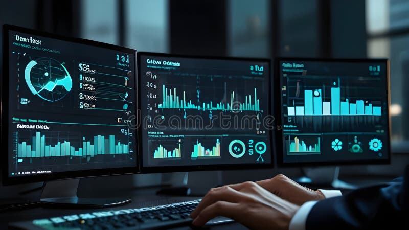 AI, Artificial Intelligence, AI-generated Content Concepts. Artist Man ...