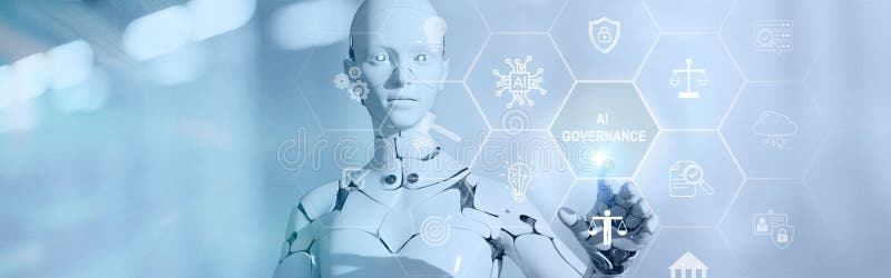 AI Artificial Intelligence Governance Concept. AI Policy for Ensuring ...