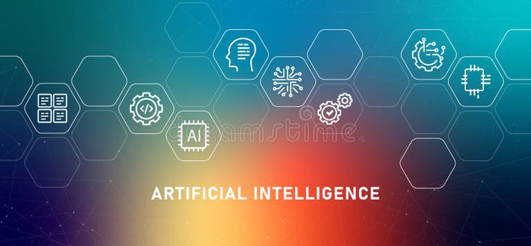 AI Artificial Intelligence Gradient Header Concept Machine Intelligence Cognitive Computing ...