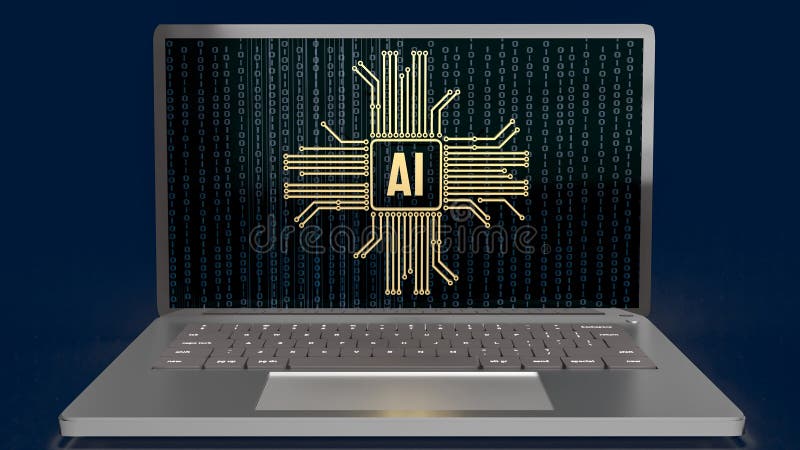 The Ai or Artificial Intelligence Image for Technology Concept 3d ...