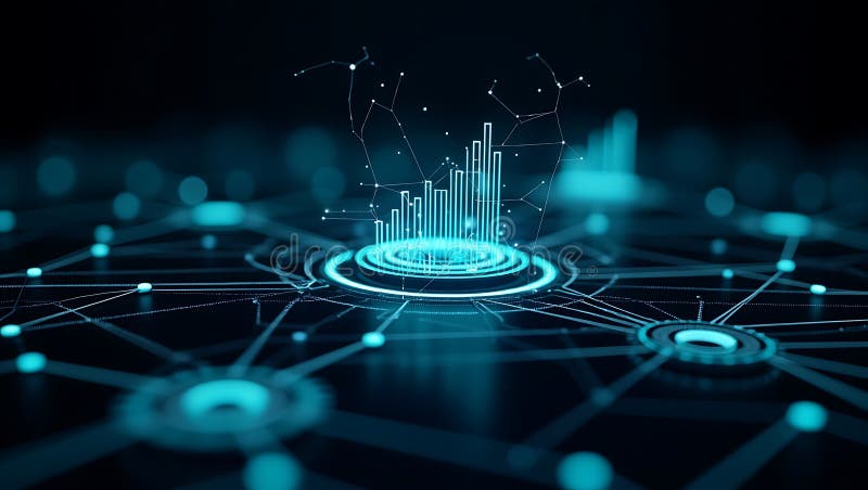 Intelligent AI Solutions for Industrial Innovation Stock Illustration ...