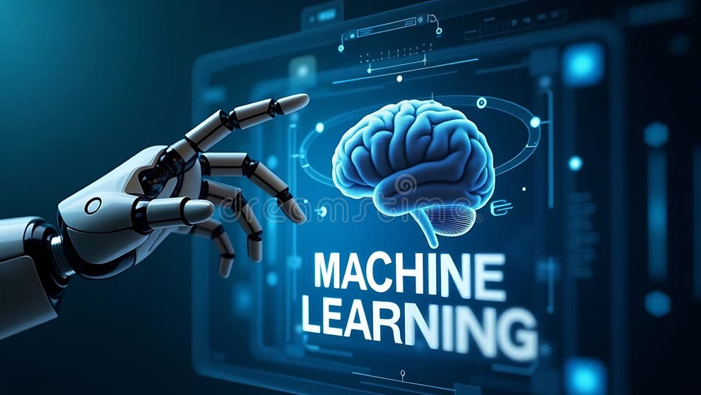 AI Artificial Intelligence Machine Learning Brain Big Data Automation Industrial Tech Virtual ...