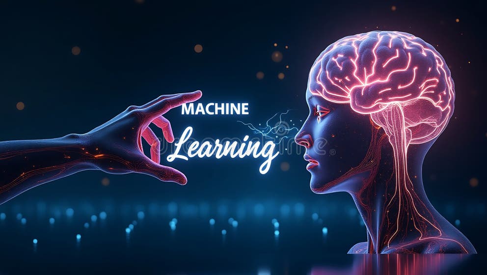 AI Artificial Intelligence Machine Learning Brain Big Data Automation Technology Business ...
