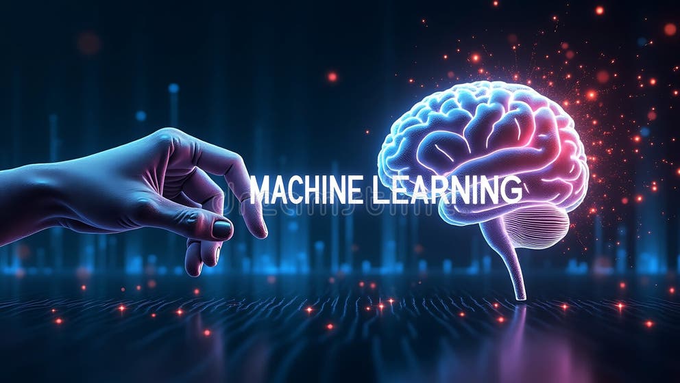 AI Artificial Intelligence Machine Learning Brain Big Data Automation Technology Business ...