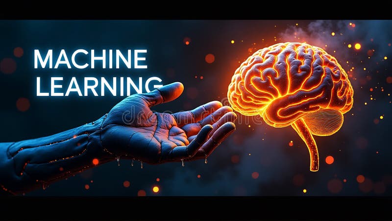 AI Artificial Intelligence Machine Learning Brain Big Data Automation Technology Business ...