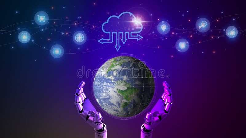 AI Artificial Intelligence, Machine Learning Concept, Digital Chatbot ...