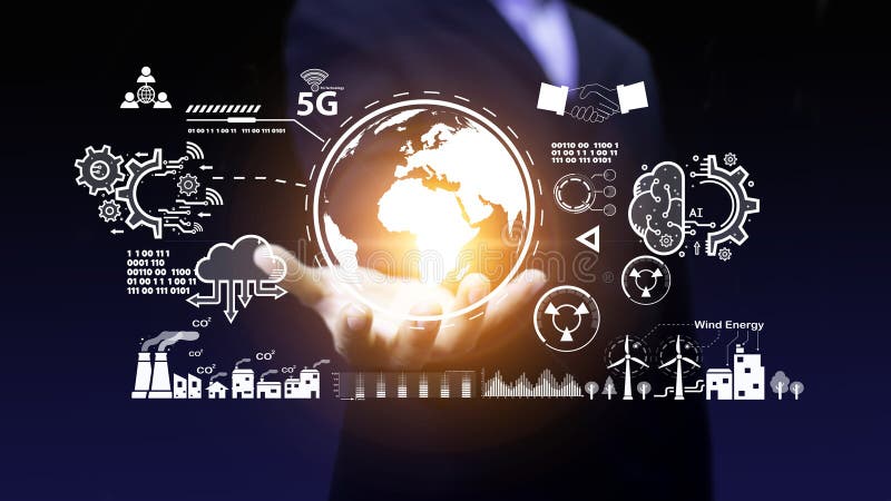 AI Network Technology Connects Wireless Devices Around the World. AI ...