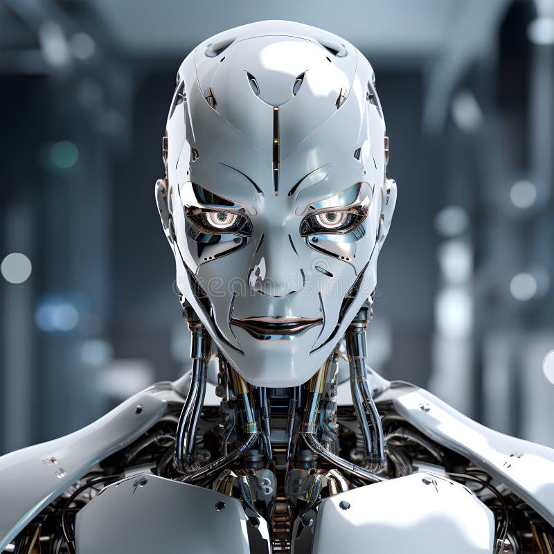 AI, Artificial Intelligence, Robot and Human Hands are Touching and ...