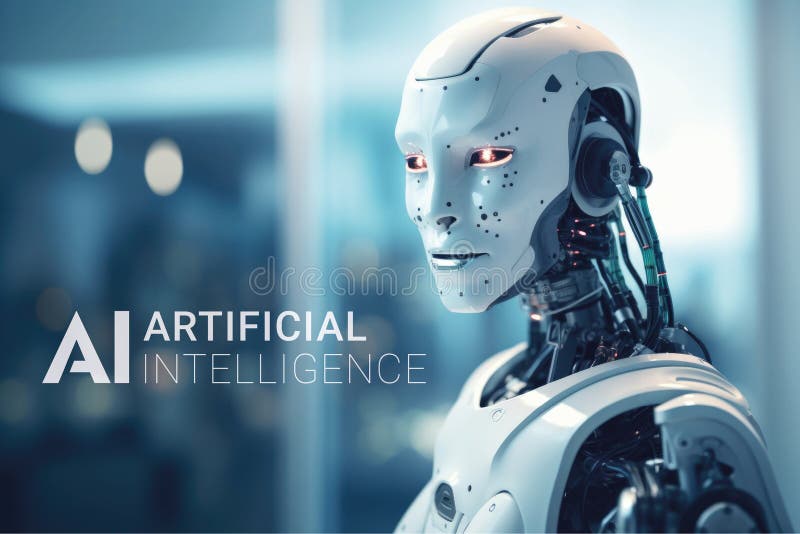 AI, Artificial Intelligence, Robot Sits on the Toilet and Reading a Book, Generative AI Stock ...
