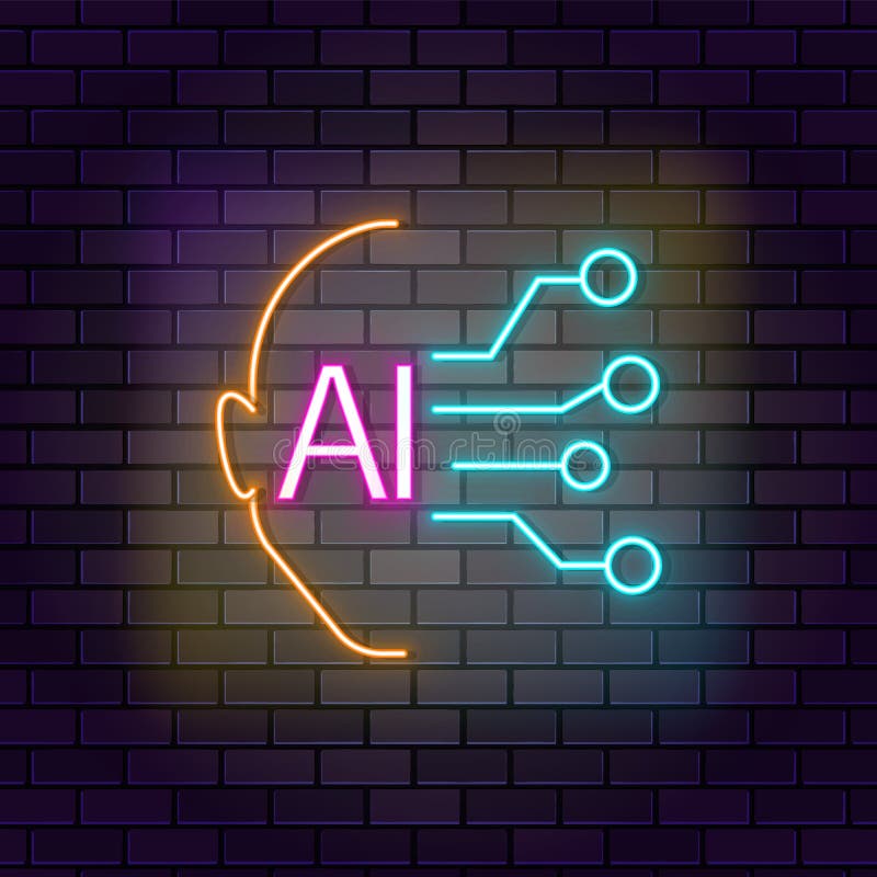 Ai, Artificial, Artificial Intelligence Vector Icon on Transparent ...
