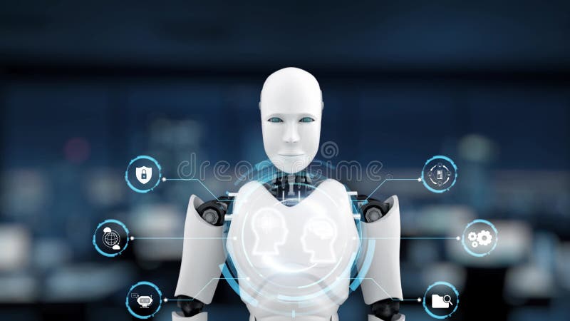 AI Brain Processing Data with Generative Artificial Intelligence Concept. Kernel Stock Video ...