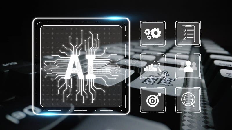 AI Brain Processing Data with Generative Artificial Intelligence ...