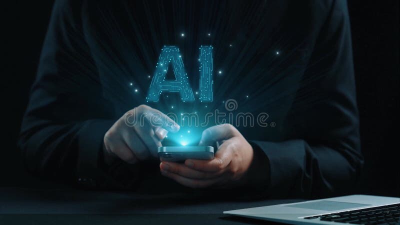 AI Brain Processing Data with Generative Artificial Intelligence Concept Elide Stock Video ...