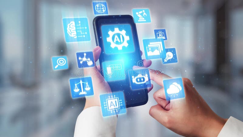 AI Brain Processing Data with Generative Artificial Intelligence ...